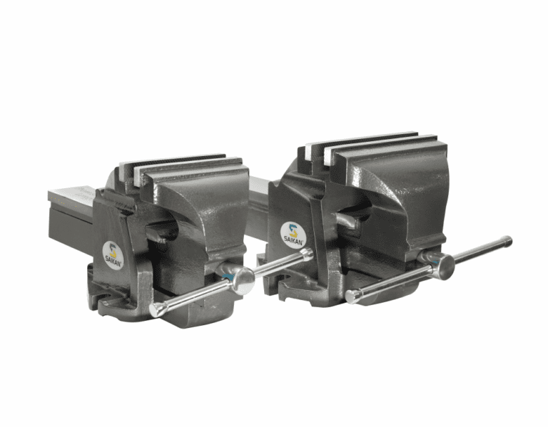 STEEL FABRICATED OFFSET VICE HEAVY DUTY WITH ANVIL - Saikan International